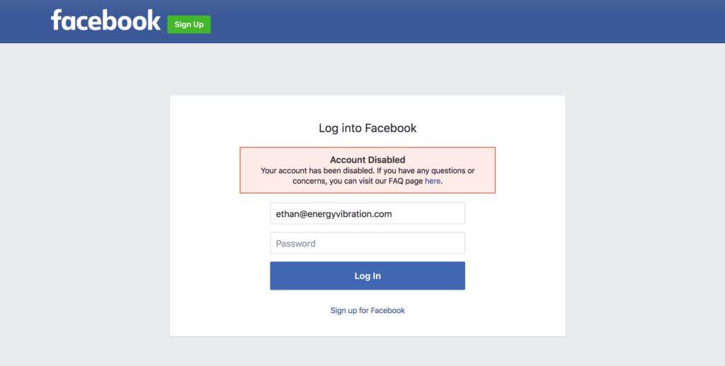 Facebook Banned Me & It’s Going to Cost Them – Hello Steem | EthanCaine.com